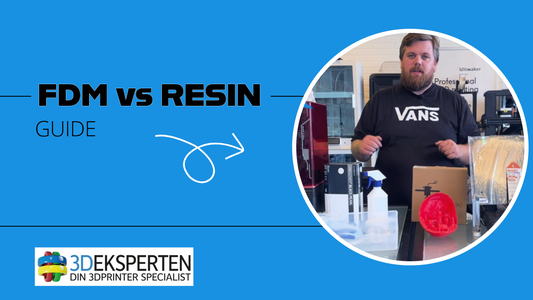 FDM vs Resin 3D printere | 3D Eksperten