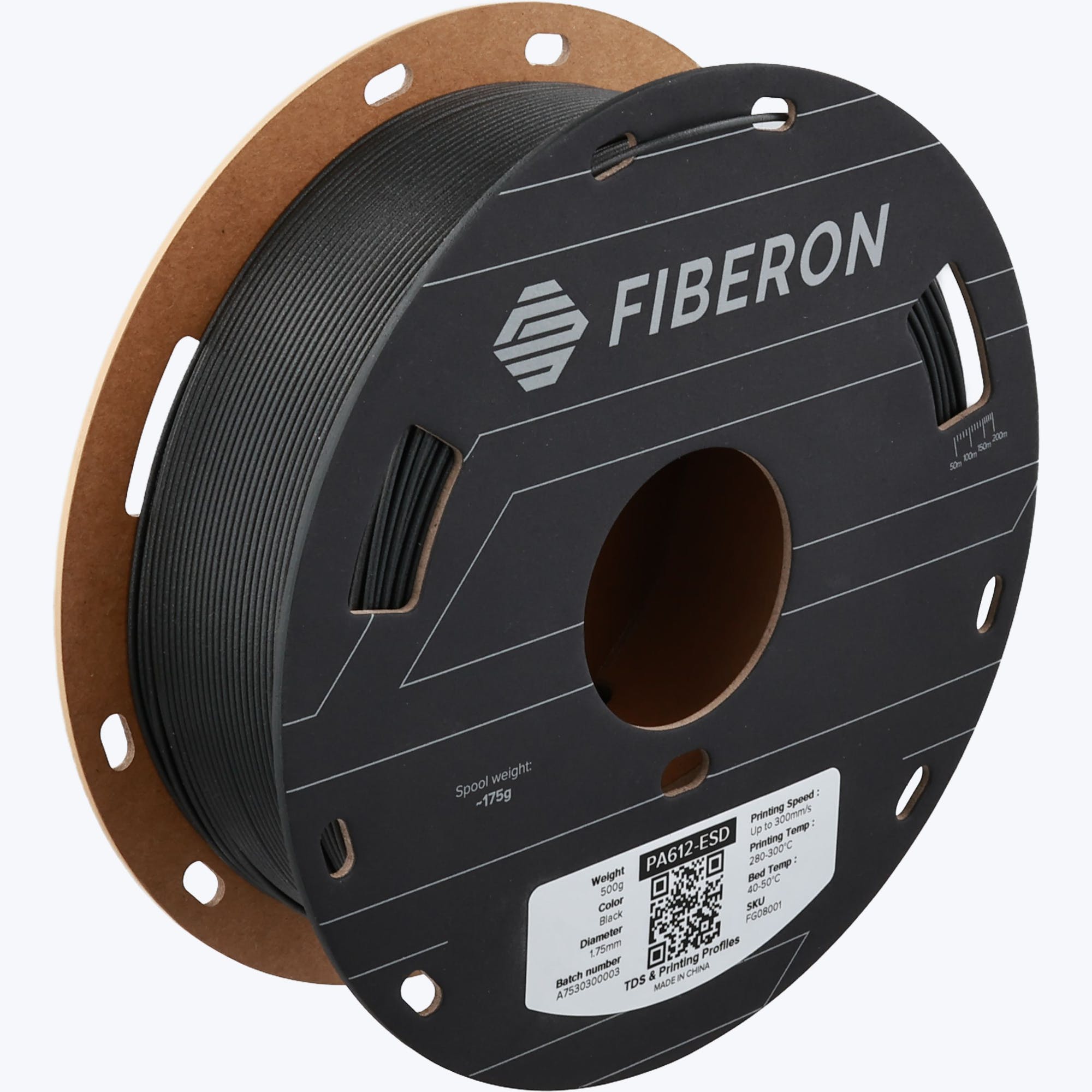 Polymaker™ - Fiberon PA612-ESD - Black - 1.75mm - 500g