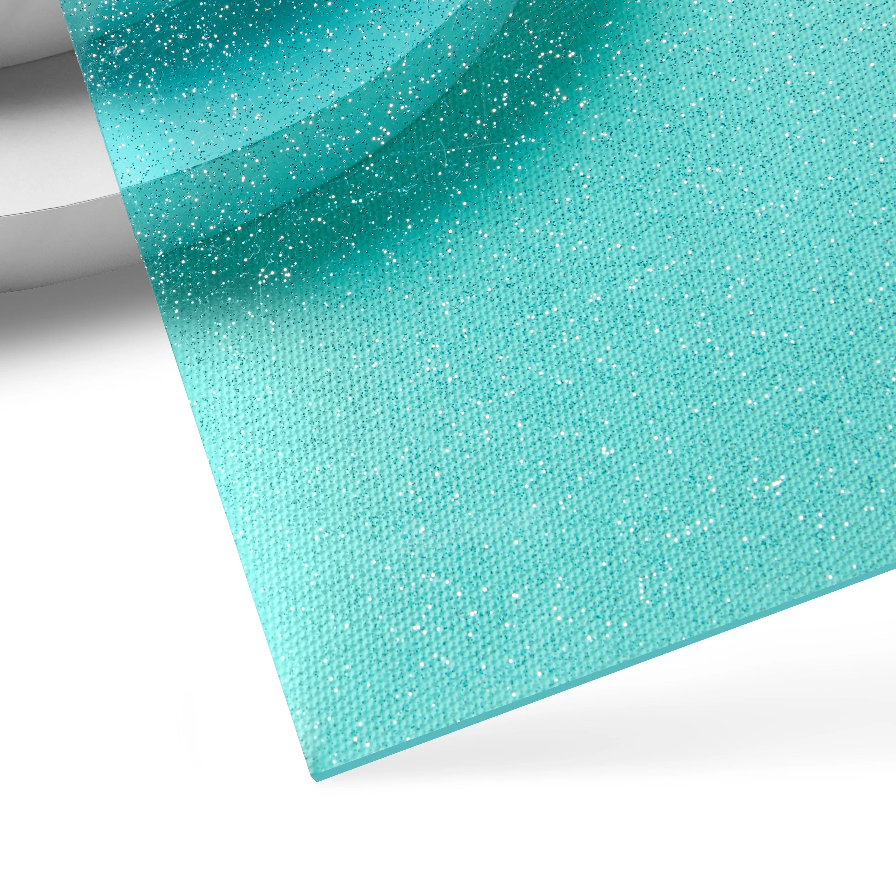 xTool - Acrylic Sheet Plexiglass Translucent Glossy - Glitter Blue - 3